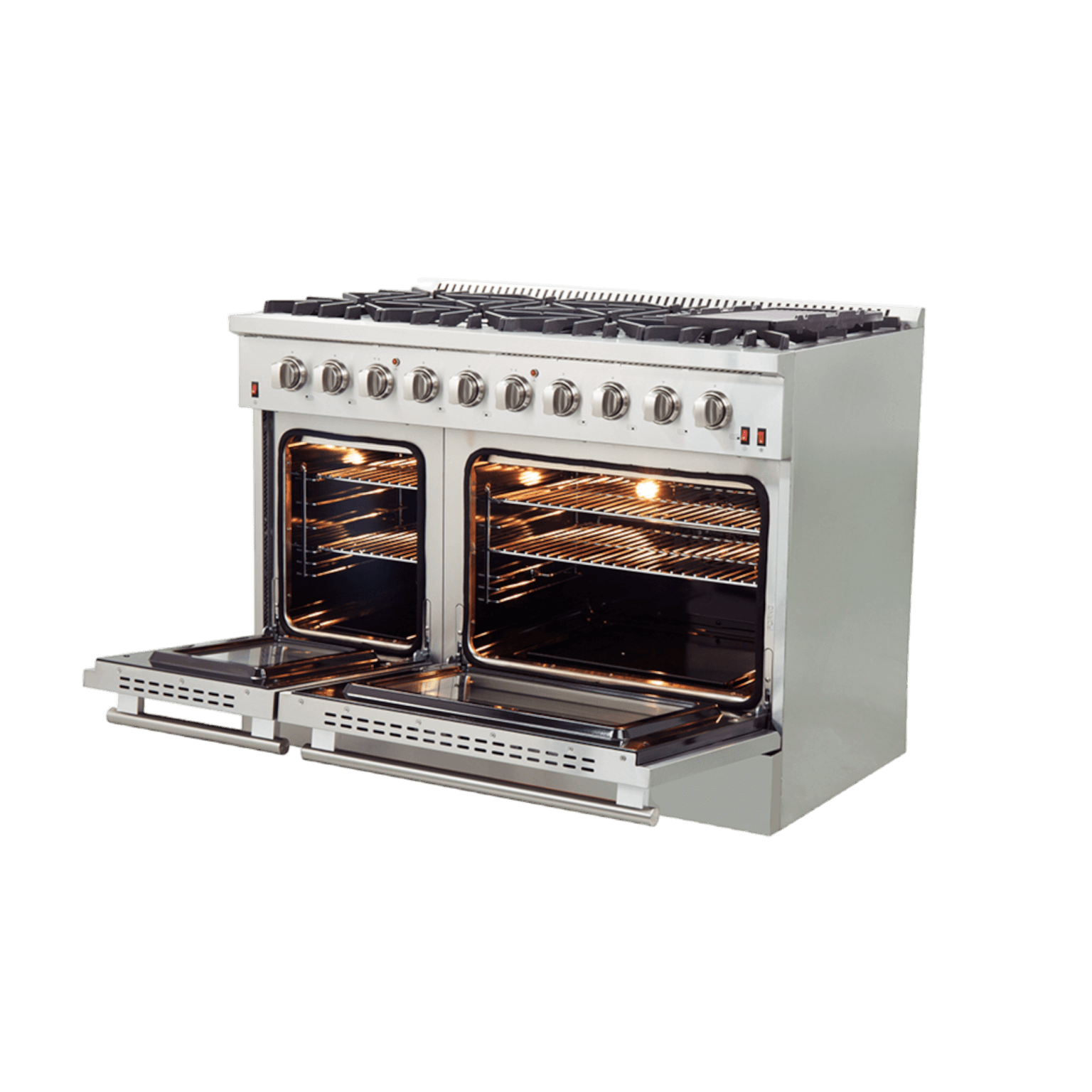 FORNO Galiano 48-inch Gas Range Stainless Steel, 8 Burners, 107,000 BTU ... FORNO Galiano 48-inch Gas Range Stainless Steel, 8 Burners, 107,000 BTU ...