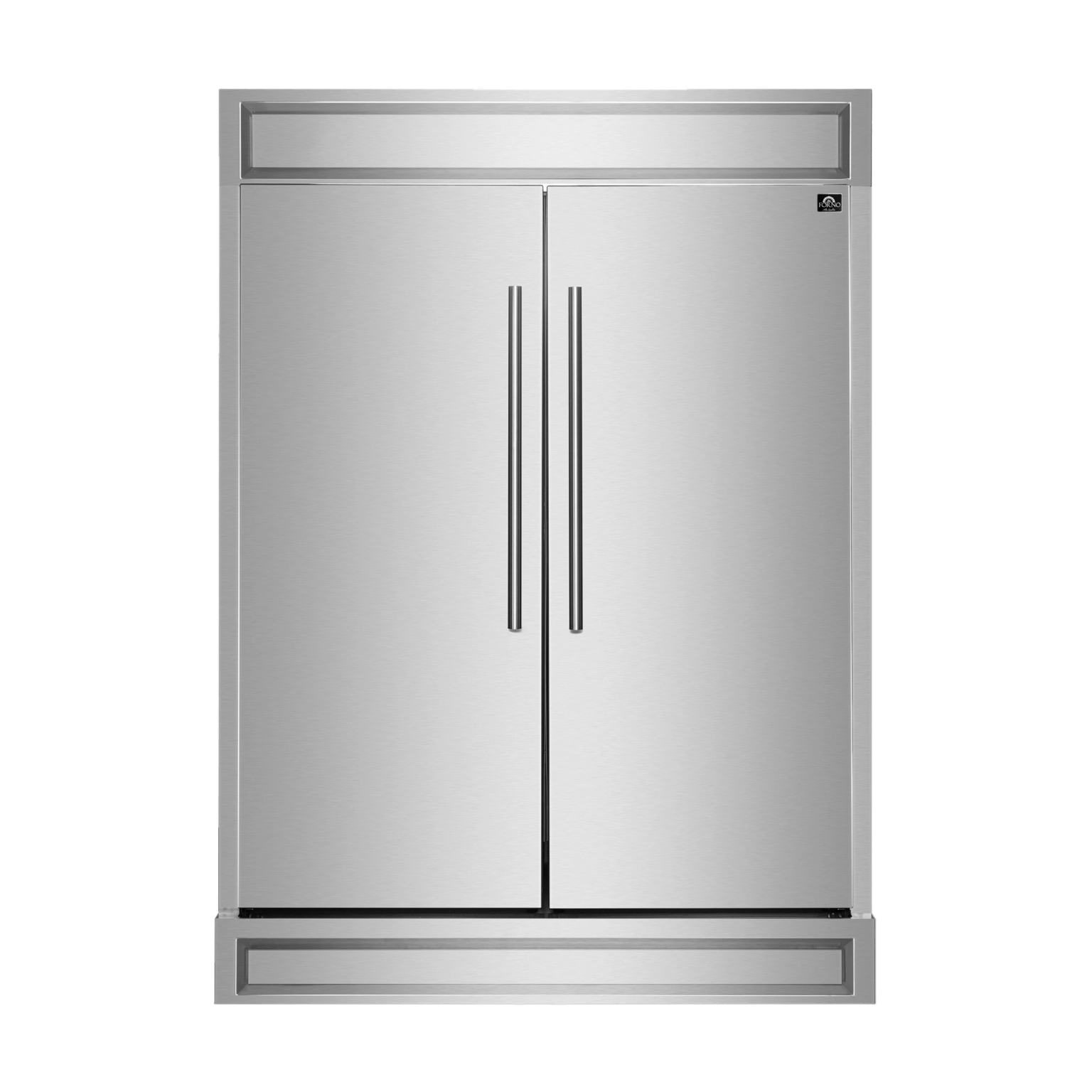 Forno Maderno 60 2 Piece Convertible Refrigeratorfreezer Built In With Decorative Grill Trim